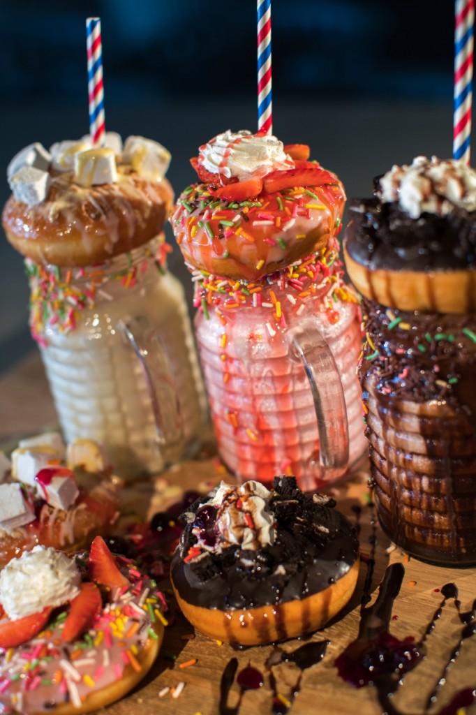 Inflash » Doughnut Milkshakes at Clay Craft Restaurant